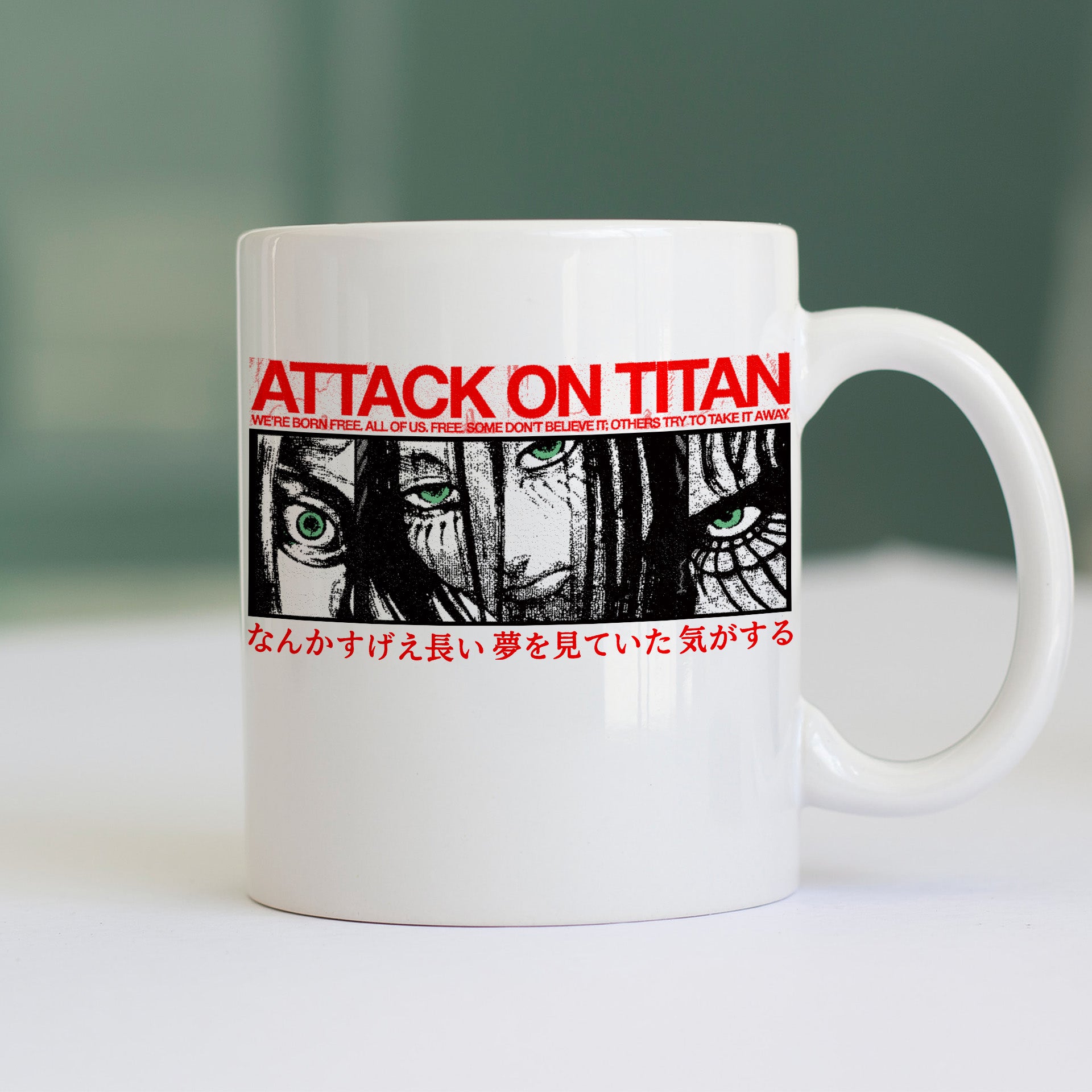 Tazza Eren’s Long Dream anime manga cult AOT attack on titan Bianca #c ...